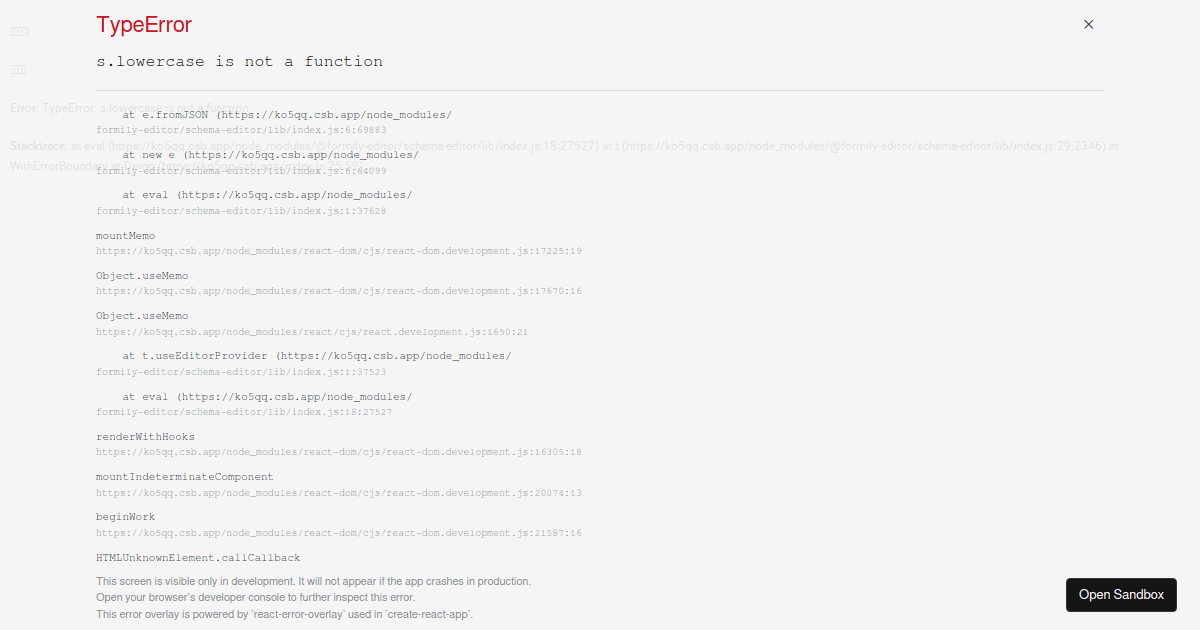 Formlily Schema Editor Forked Codesandbox