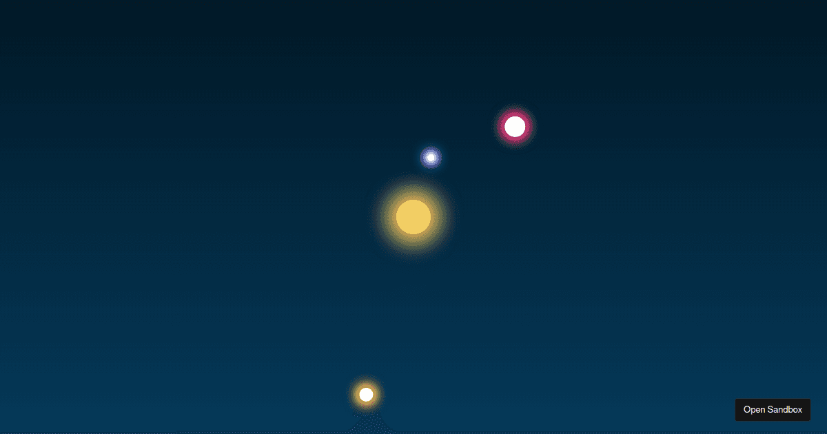 renature: Space Animation - Codesandbox