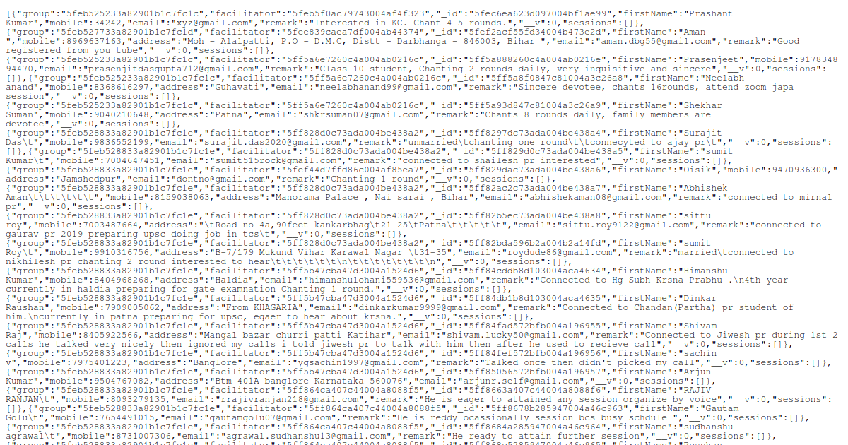 Mongo | Express Preaching - Codesandbox