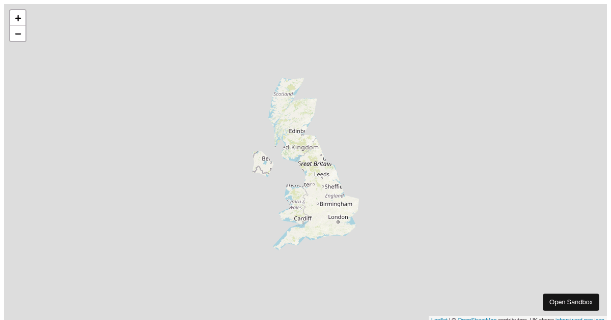 React Leaflet V3 How To Show Only One Country Using React Leaflet Forked Codesandbox 