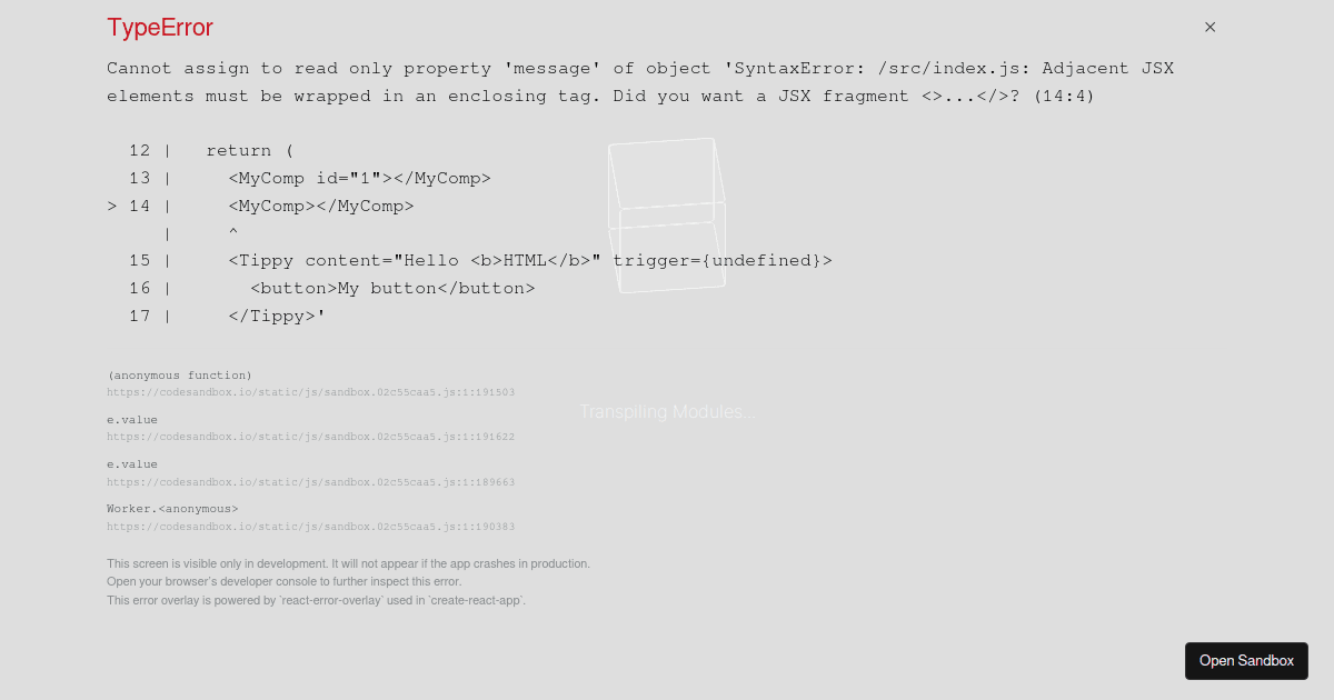 react-tippy - Codesandbox