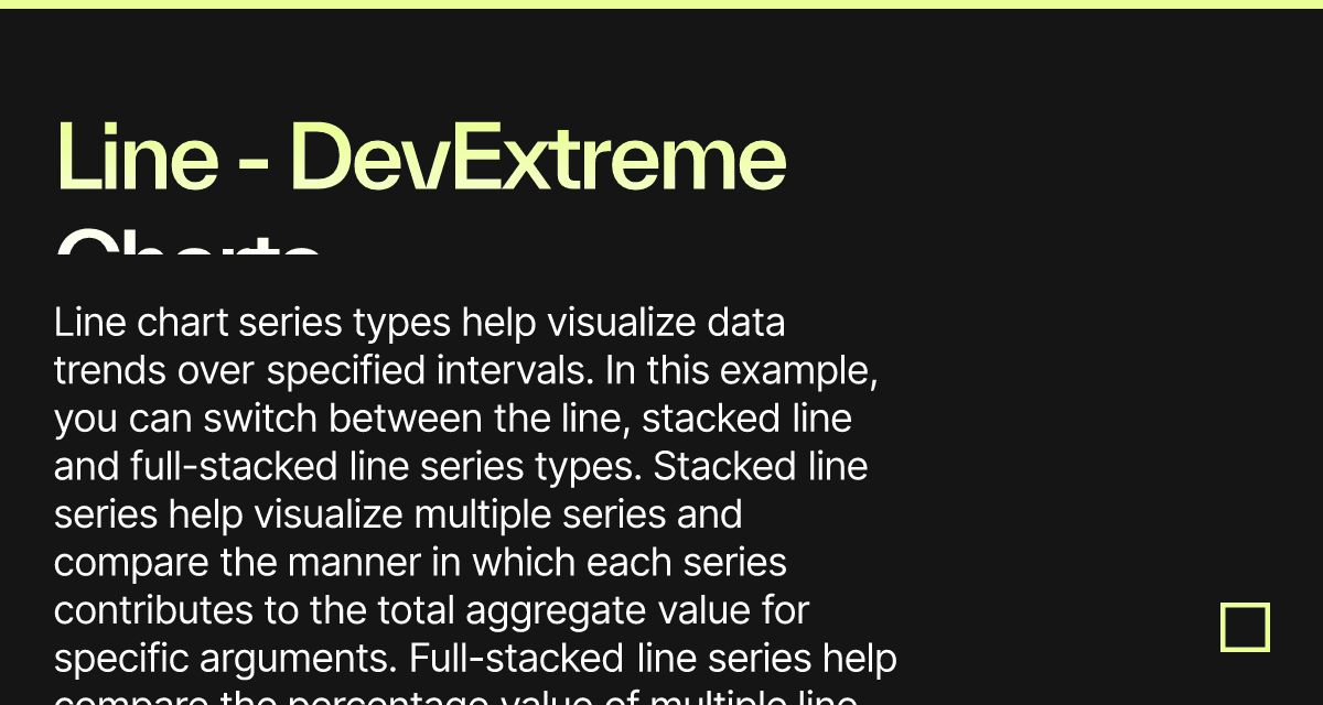 Line - DevExtreme Charts - Codesandbox