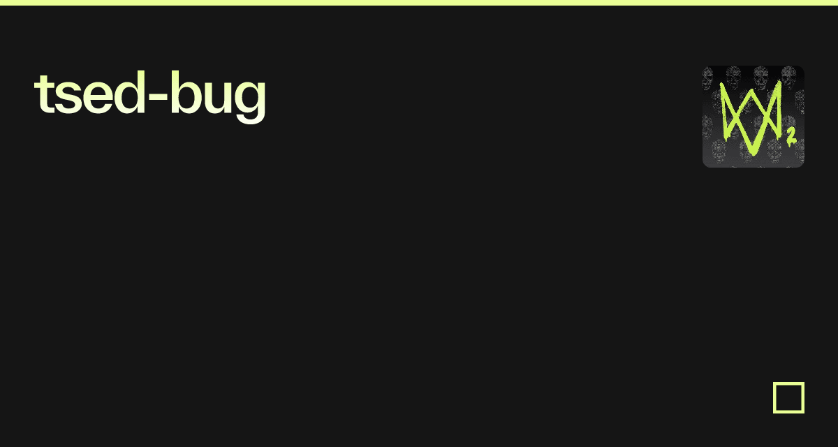 tsed-bug - Codesandbox