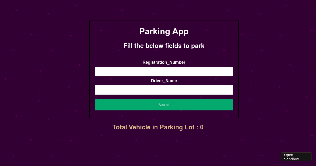 vehicle-parking-assignment-app - Codesandbox