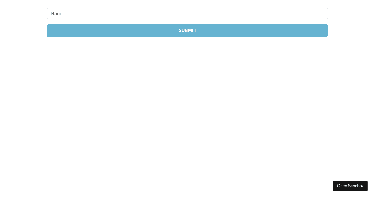Formik Tutorial - Codesandbox
