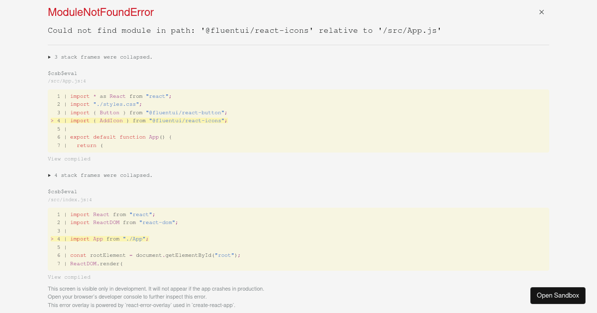 Fluent Ui Button Codesandbox