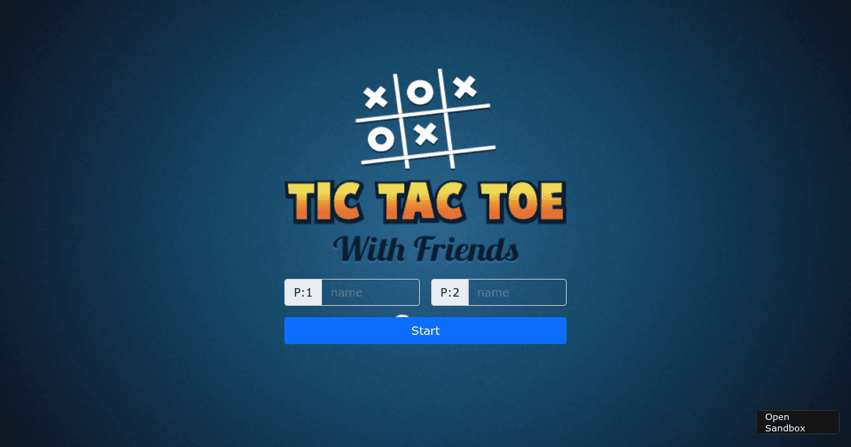 sabirlkhaloufi/Tic-Tac-Toe-Js - Codesandbox sabirlkhaloufi/Tic-Tac-Toe-Js - Codesandbox