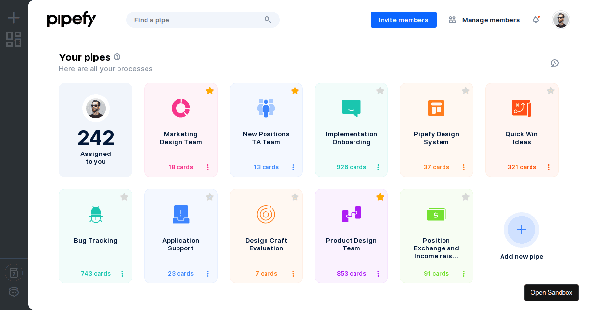 dashboard - Codesandbox