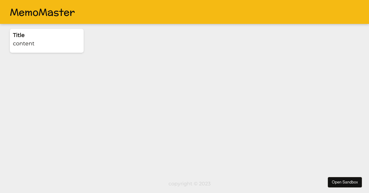 Keeper App Part 1 Starting Codesandbox 5235