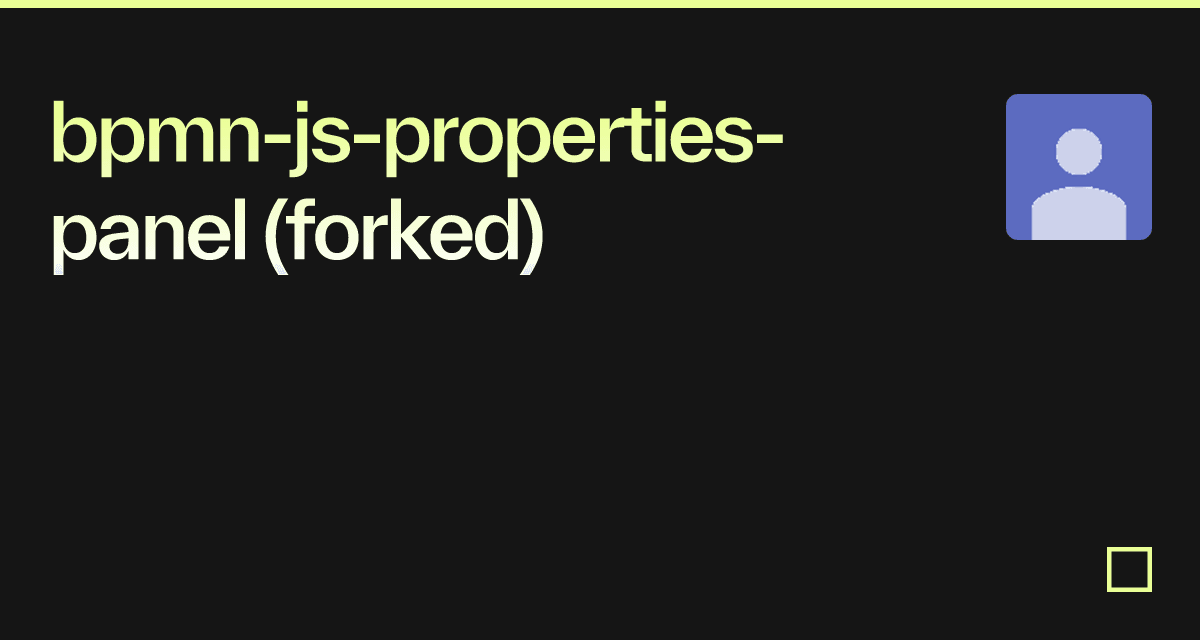 bpmn-js-properties-panel (forked) - Codesandbox