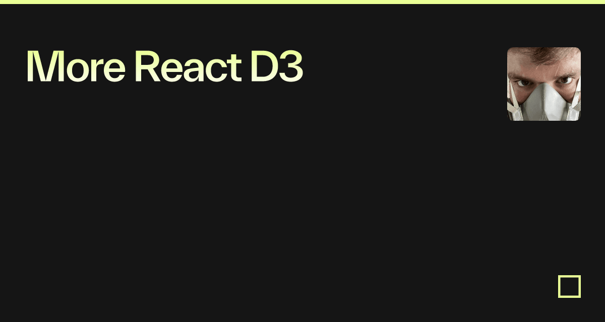 More React D3 - Codesandbox