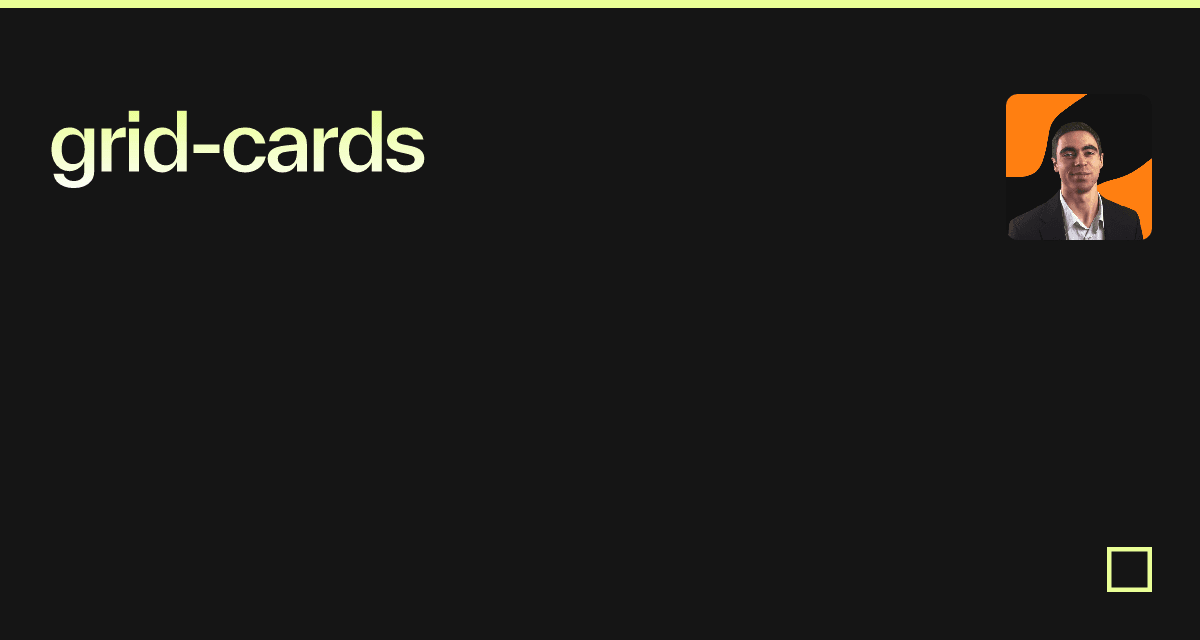 grid-cards - Codesandbox