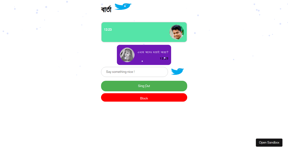 my_chatter - Codesandbox