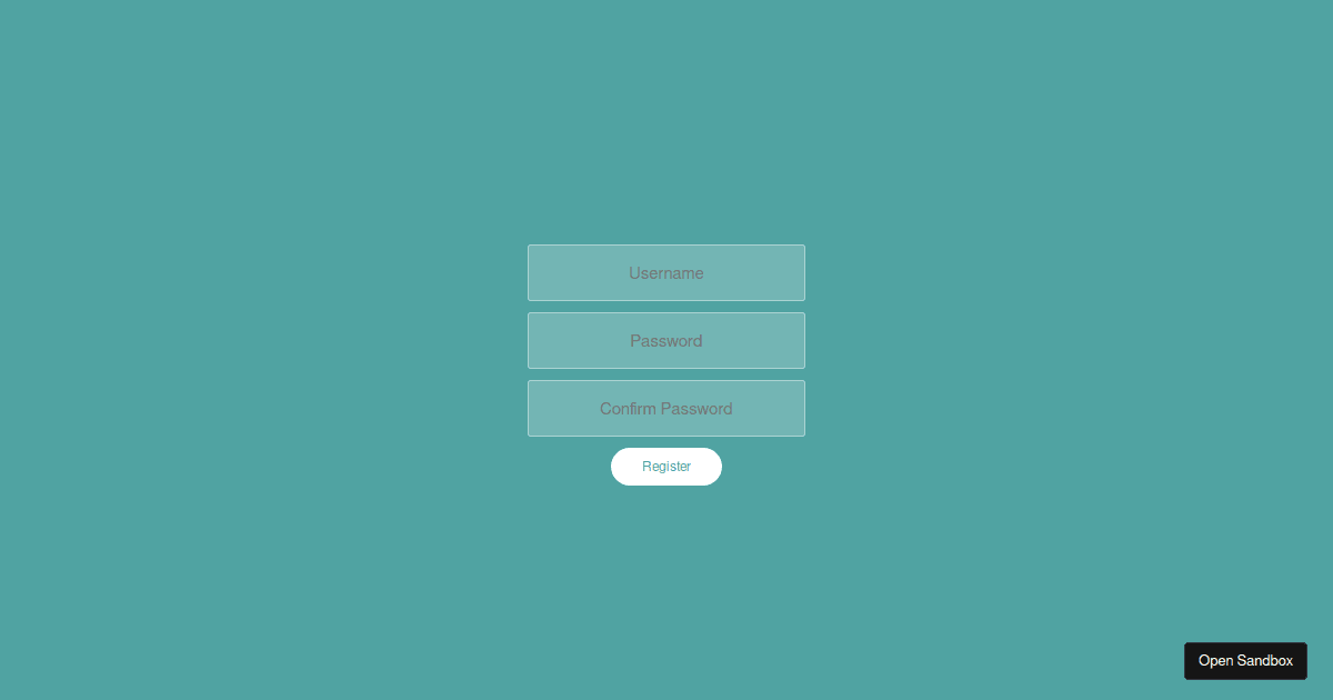 Conditional Rendering ( Login and Register) - Codesandbox Conditional Rendering ( Login and Register) - Codesandbox
