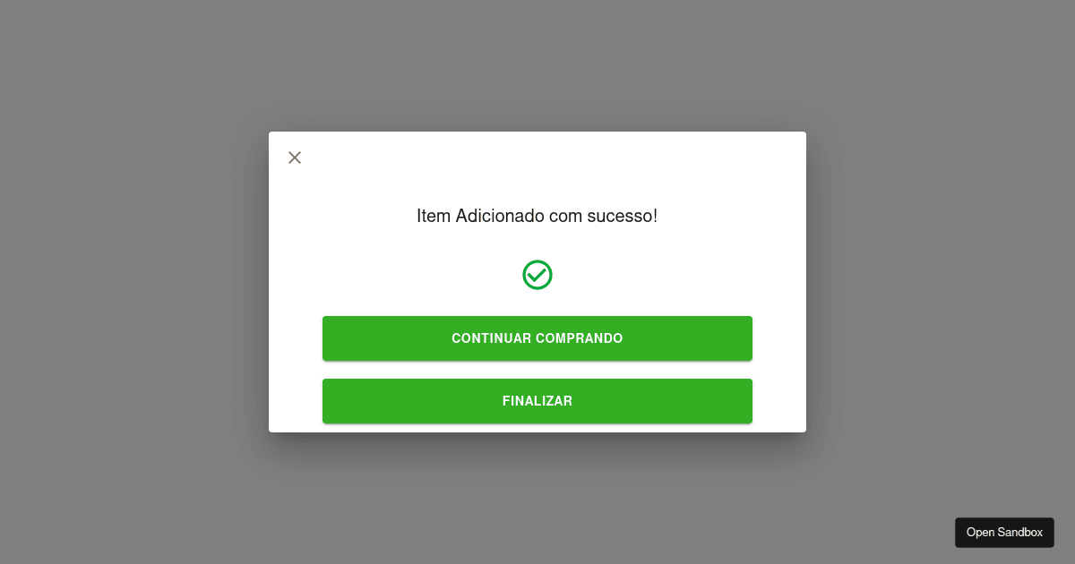 Item Added (forked) - Codesandbox
