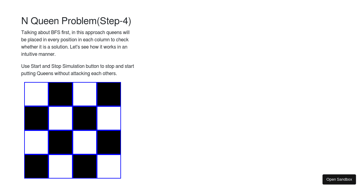 N-Queen-3 - Codesandbox