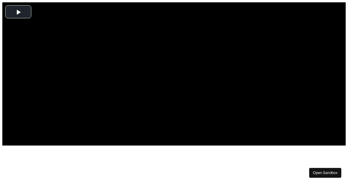 A Sample Videojs With React Project Forked Codesandbox
