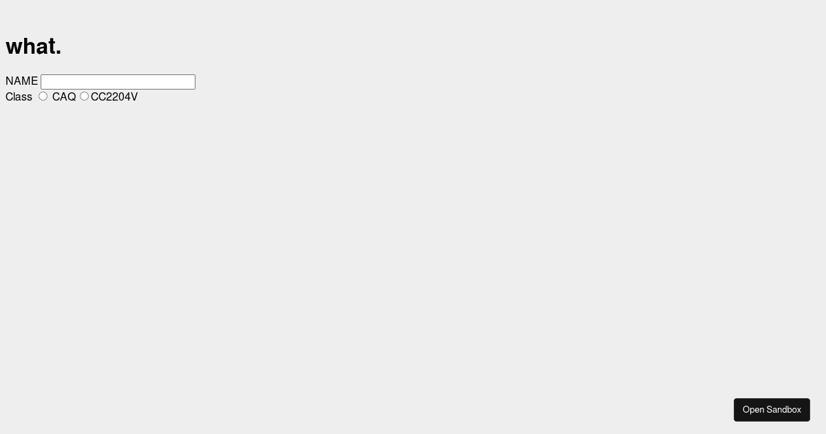 Testing Codesandbox 7068