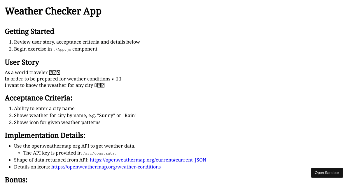 weather-api-start-01 - Codesandbox
