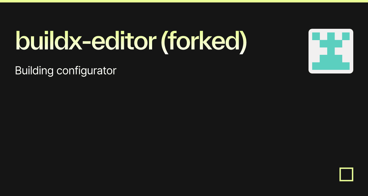 Buildx Editor Forked Codesandbox