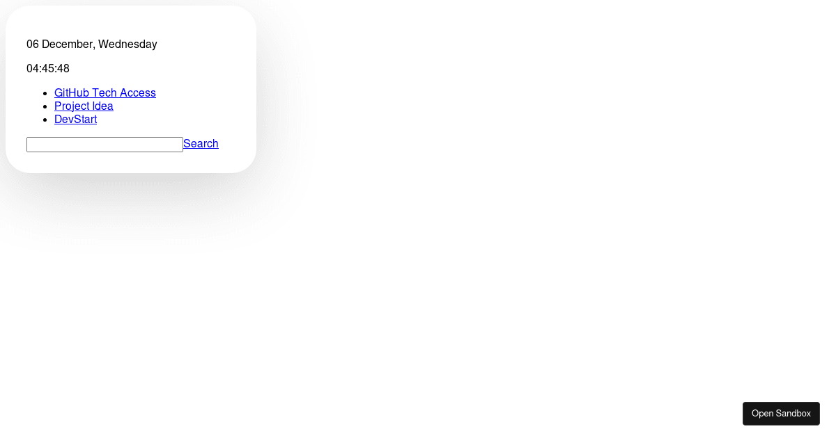 Create React App Codesandbox 