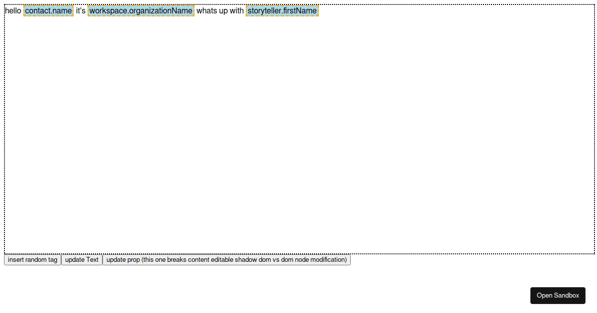 content-editable (forked) - Codesandbox