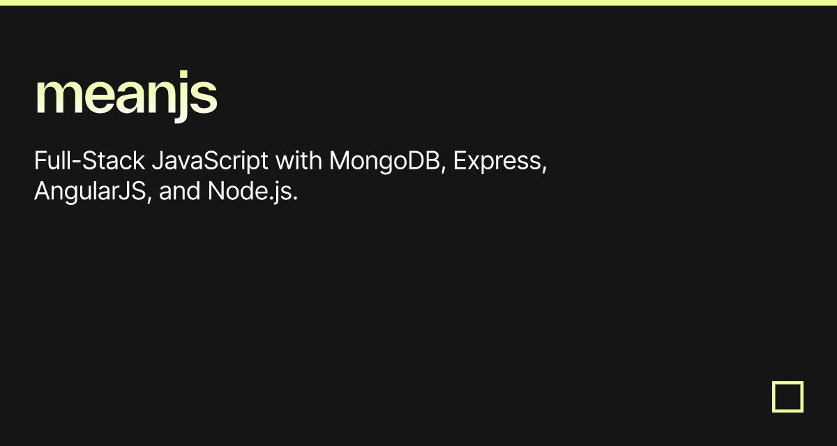 meanjs - Codesandbox
