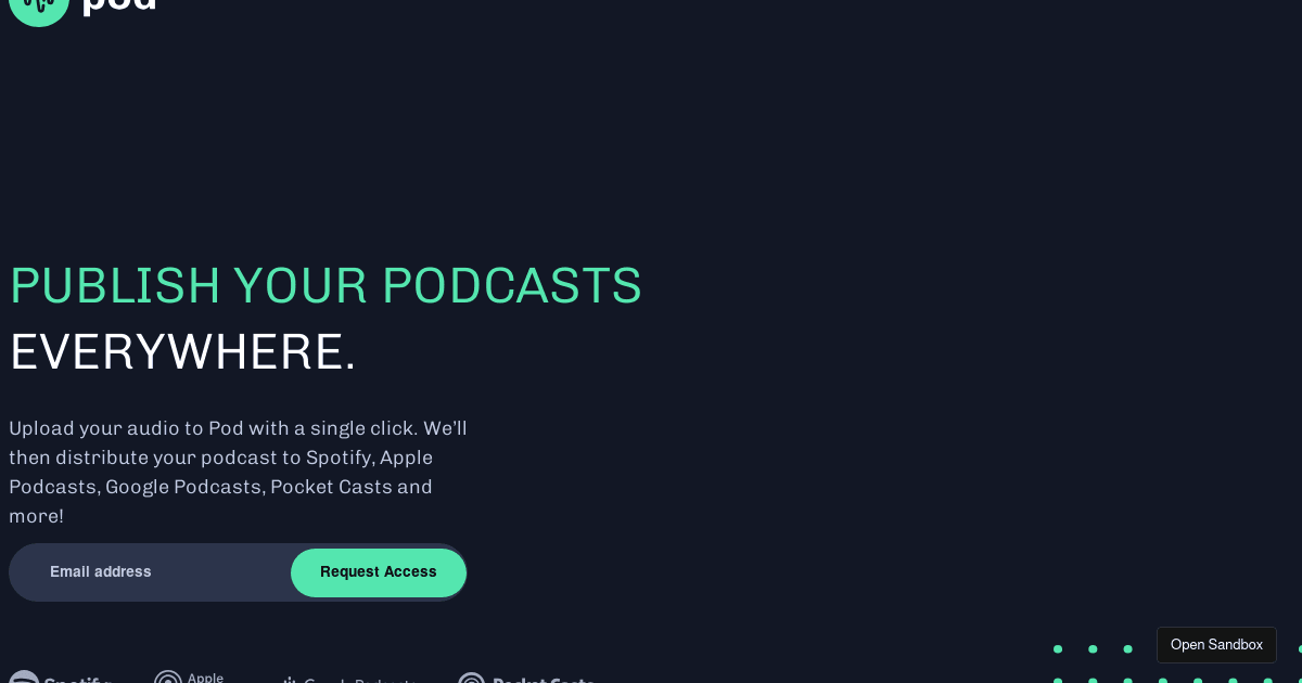 pod-app - Codesandbox