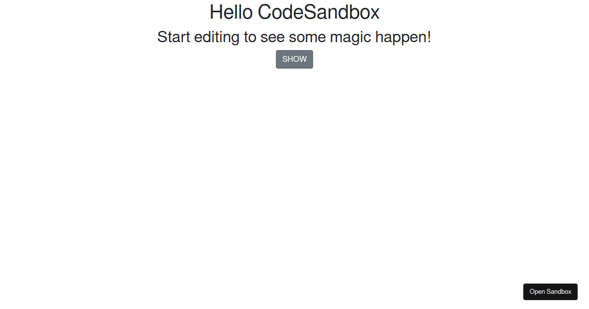 React Collapsible - Codesandbox