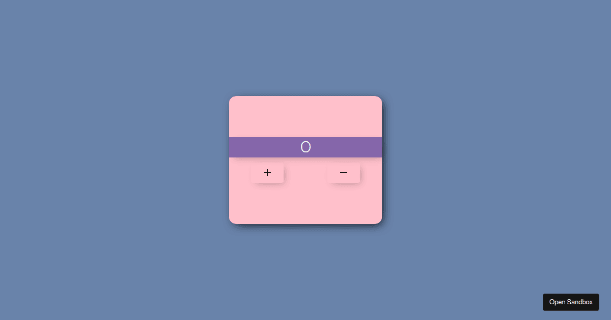 using material ui, increment and decrement - Codesandbox using material ui, increment and decrement - Codesandbox