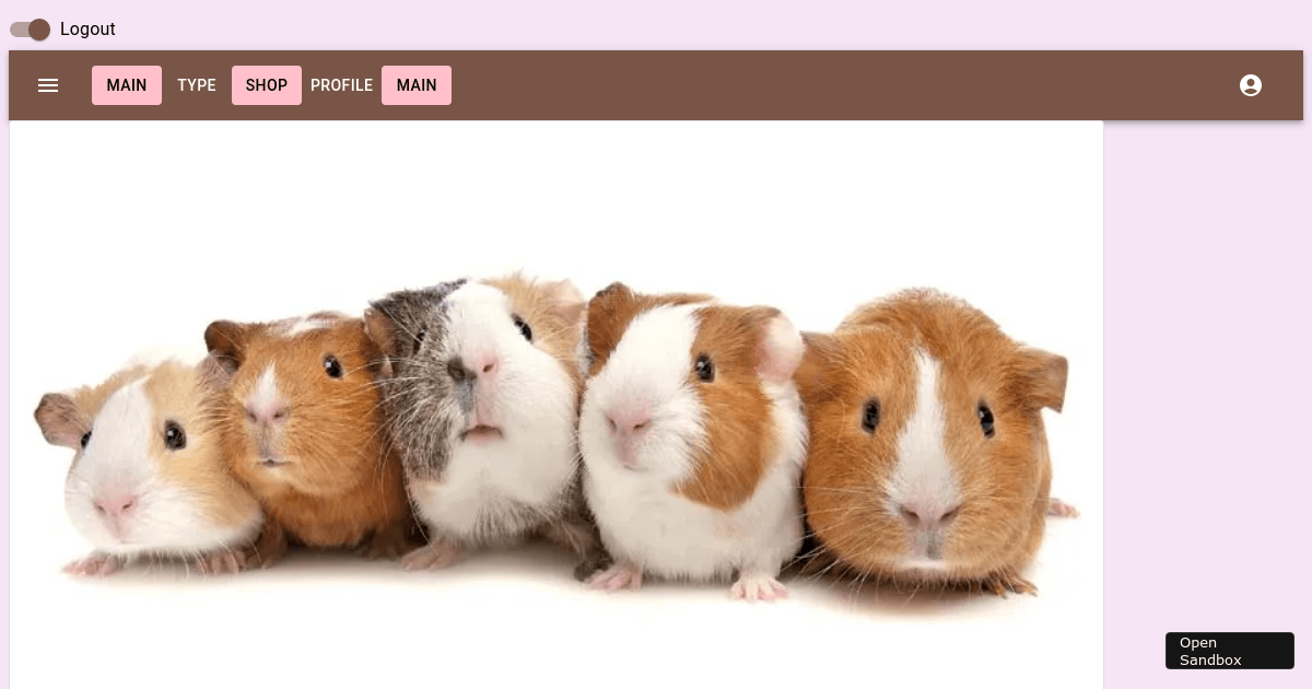 Guinea Pig - Codesandbox