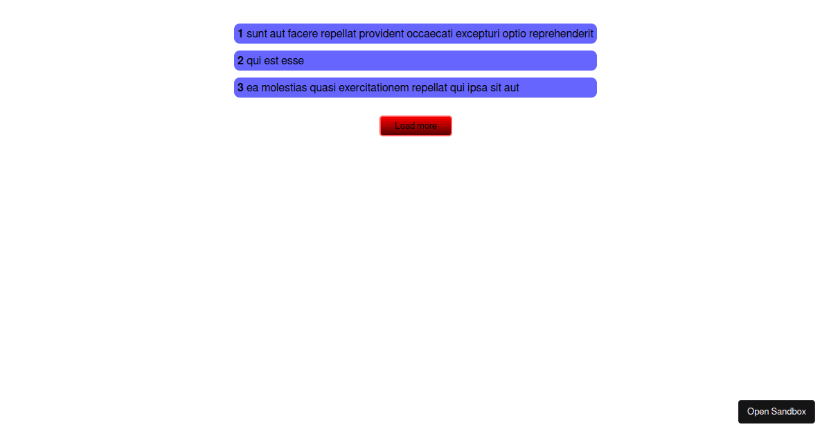 Load More (Hooks) (forked) - Codesandbox