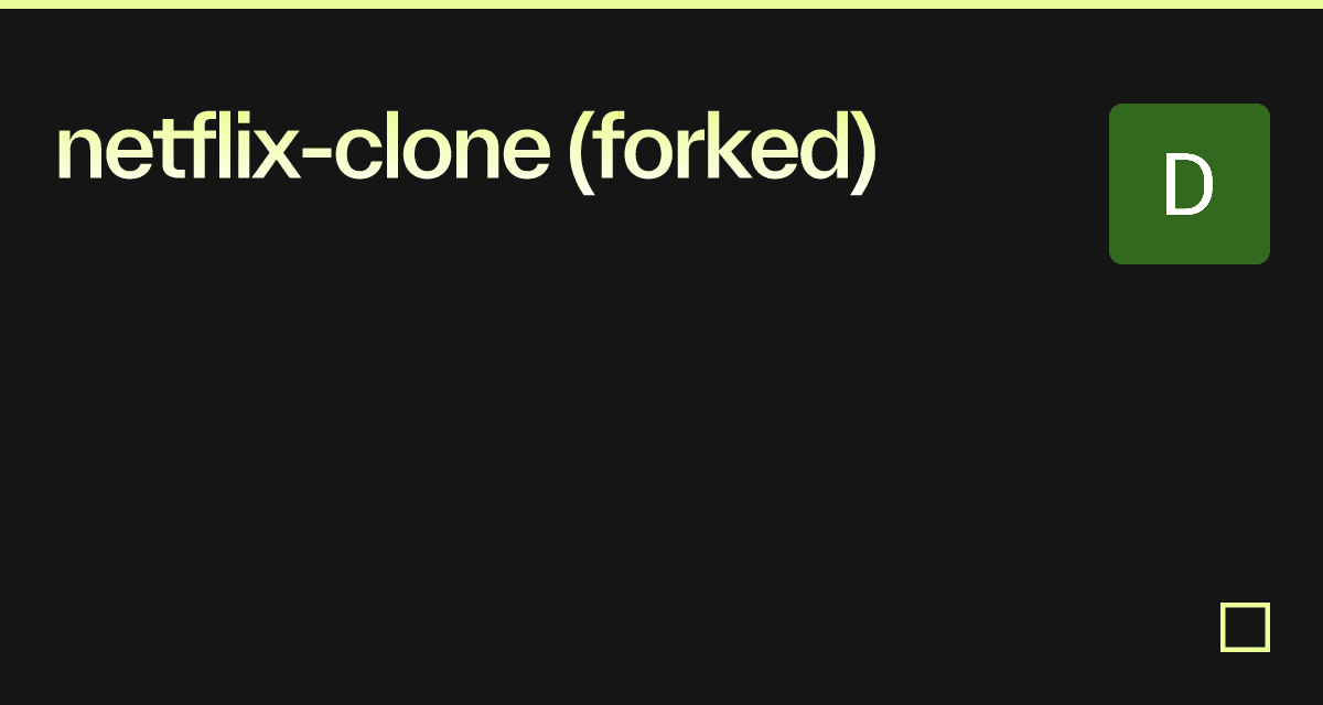 netflix-clone (forked) - Codesandbox