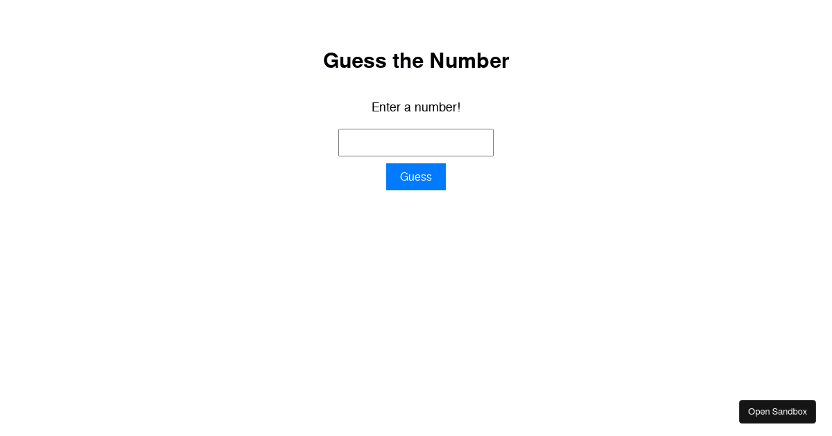 HW Hooks useRef - Codesandbox