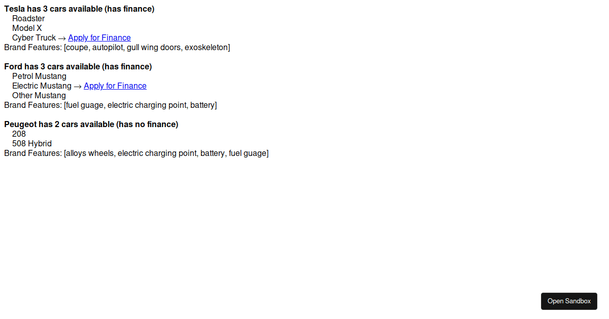 Architecture - Module 1 - Flat Presentation - PowerUp Exercise - Codesandbox