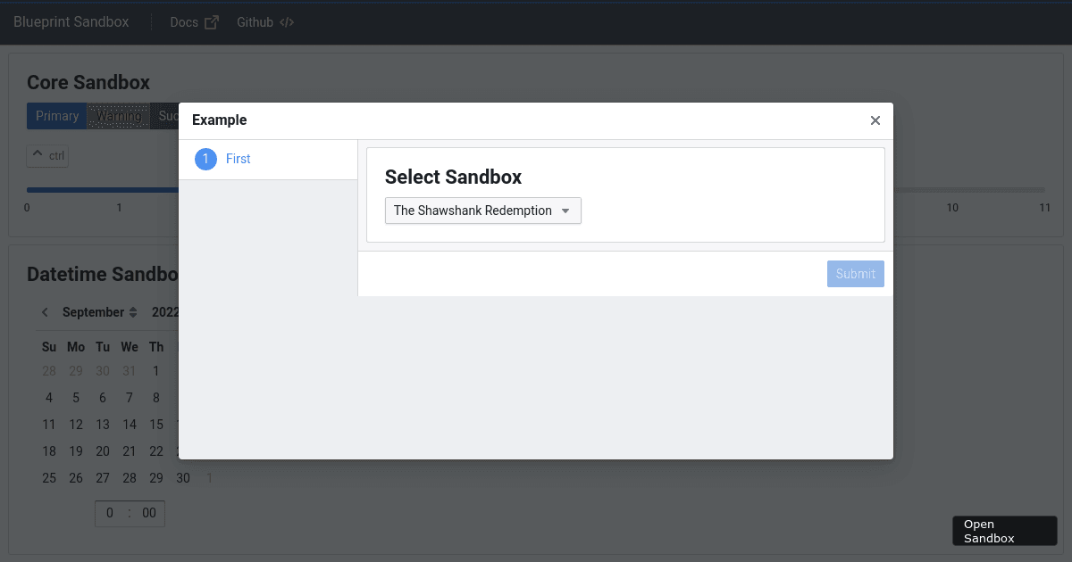 Blueprint Sandbox (forked) - Codesandbox