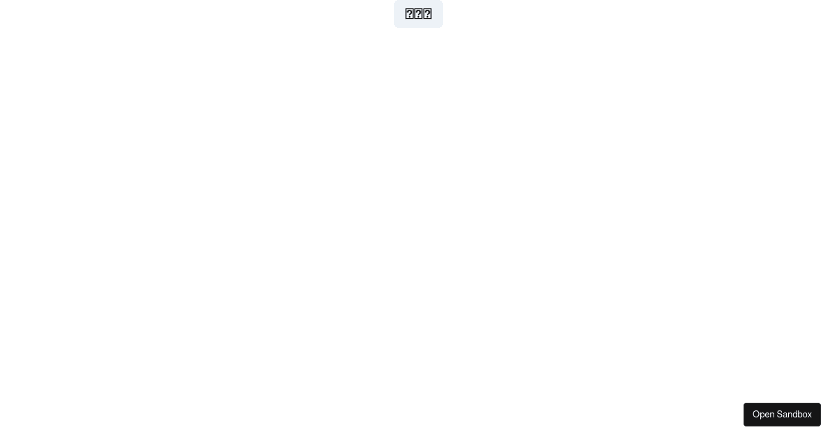 React Typescript Codesandbox