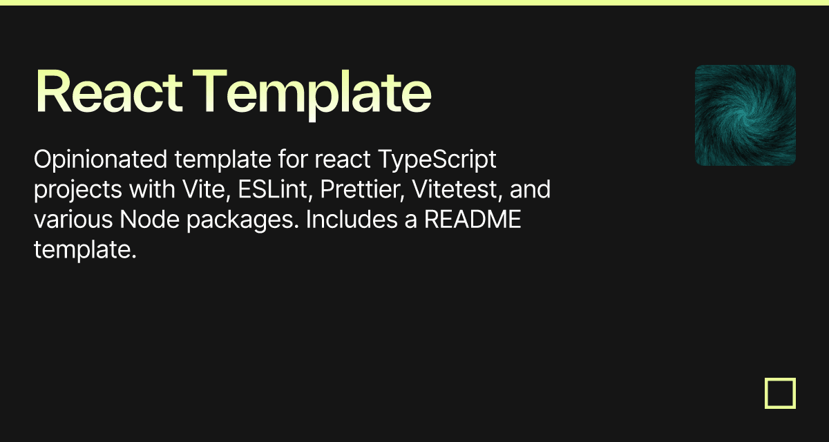 React Template - Codesandbox