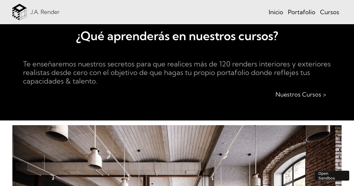 J.A. Render - Codesandbox
