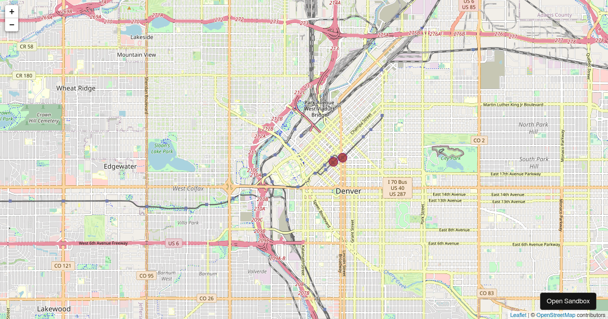 React Leaflet Geojson Oneachfeature Popup With Custom React Component Forked Codesandbox