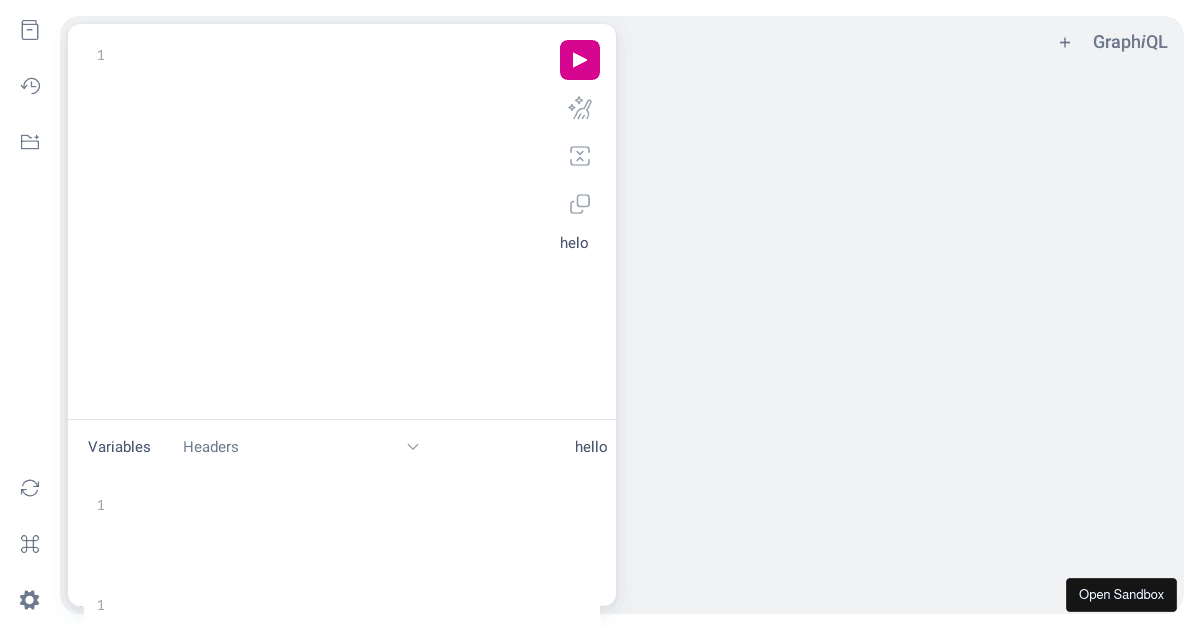 GraphiQL - explorer plugin (forked) - Codesandbox