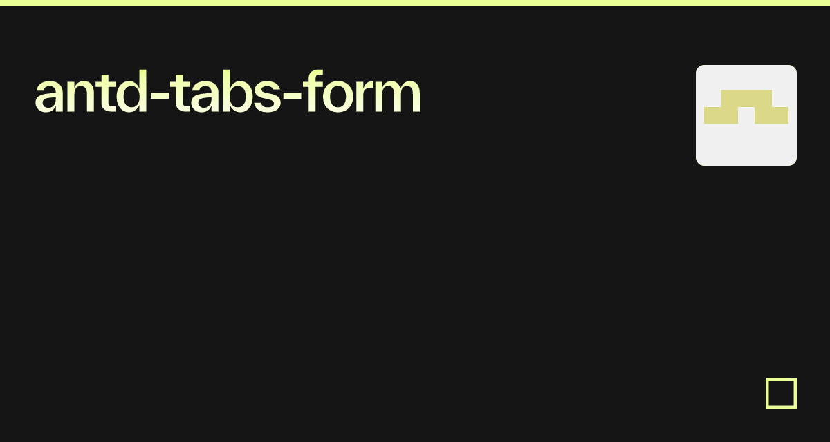 antd-tabs-form - Codesandbox antd-tabs-form - Codesandbox