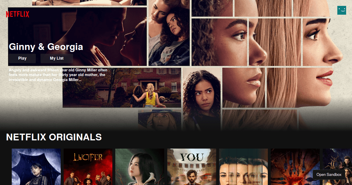 netflix - Codesandbox