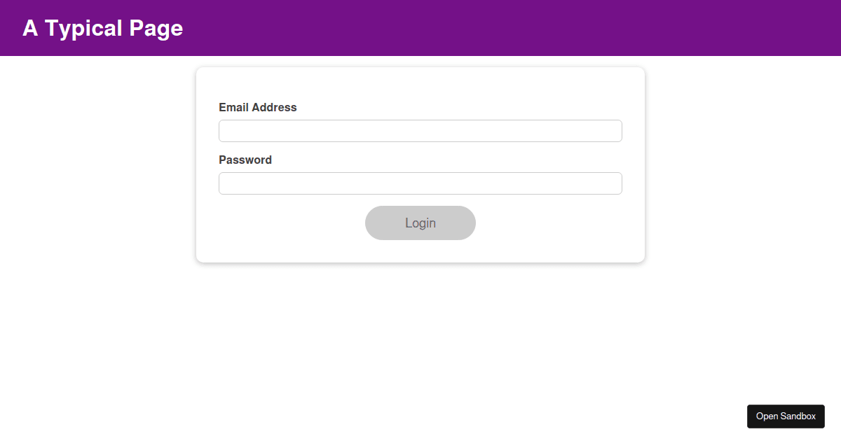react-login-template - Codesandbox