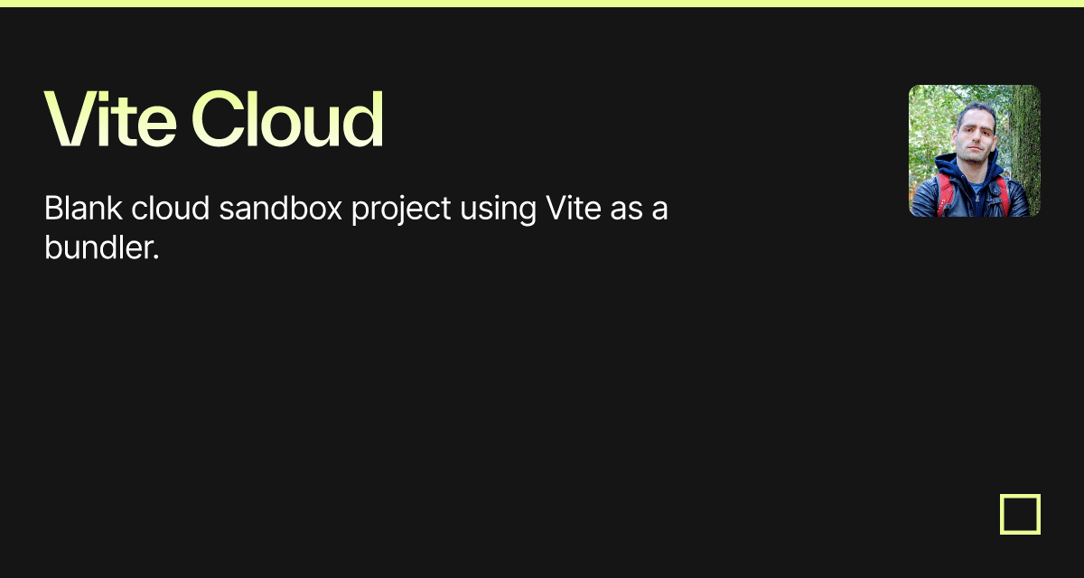Vanilla JS (Vite) - Codesandbox