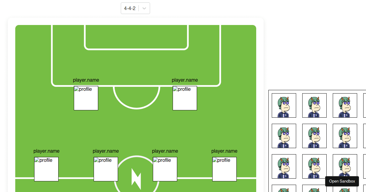 KritiKAl7/football-formation - Codesandbox