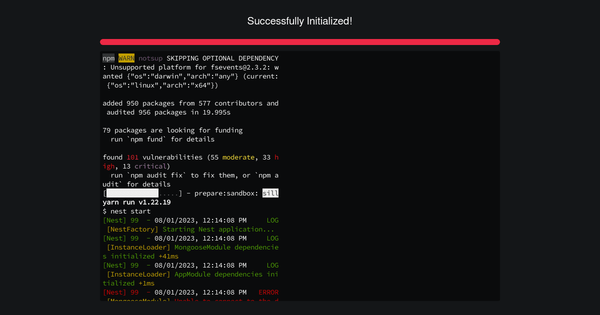 Nest Typescript Starter Codesandbox