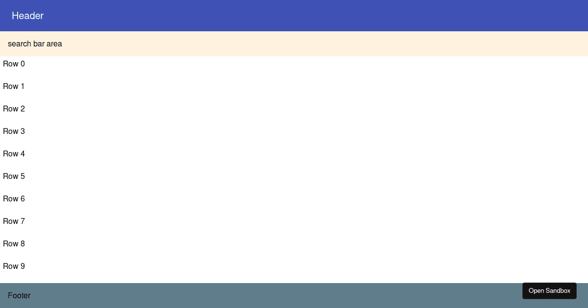 react - Codesandbox