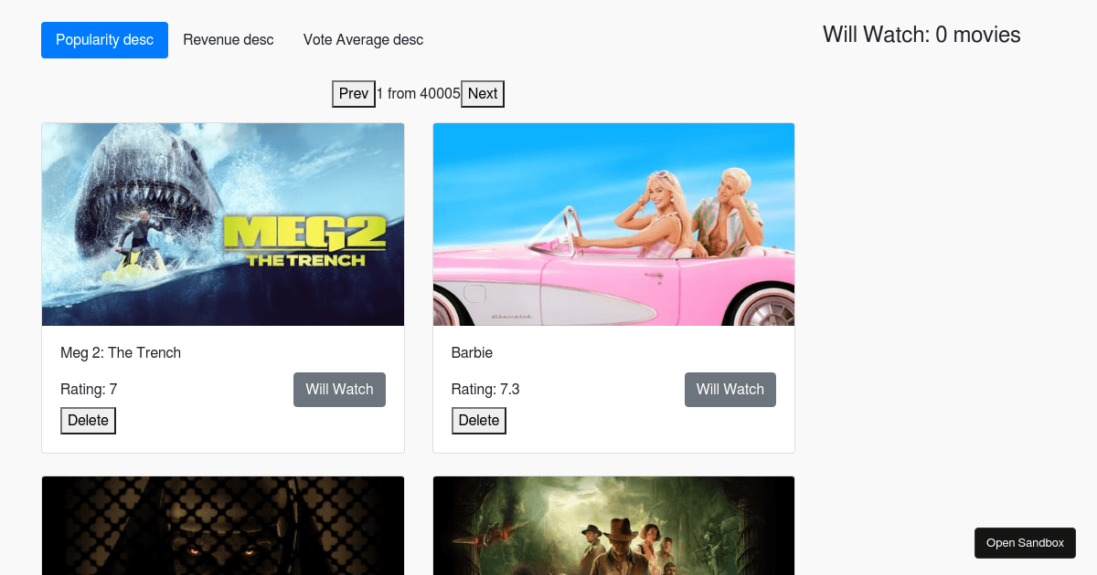 reactwarriors-workshop - Codesandbox