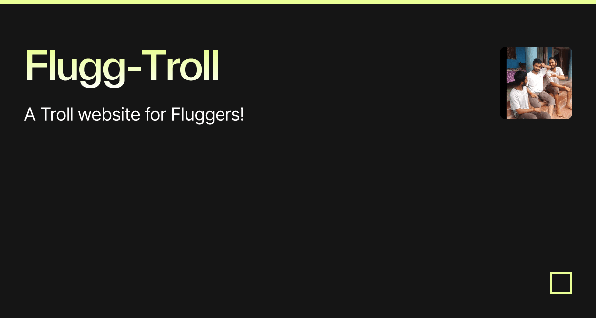 Flugg-Troll - Codesandbox